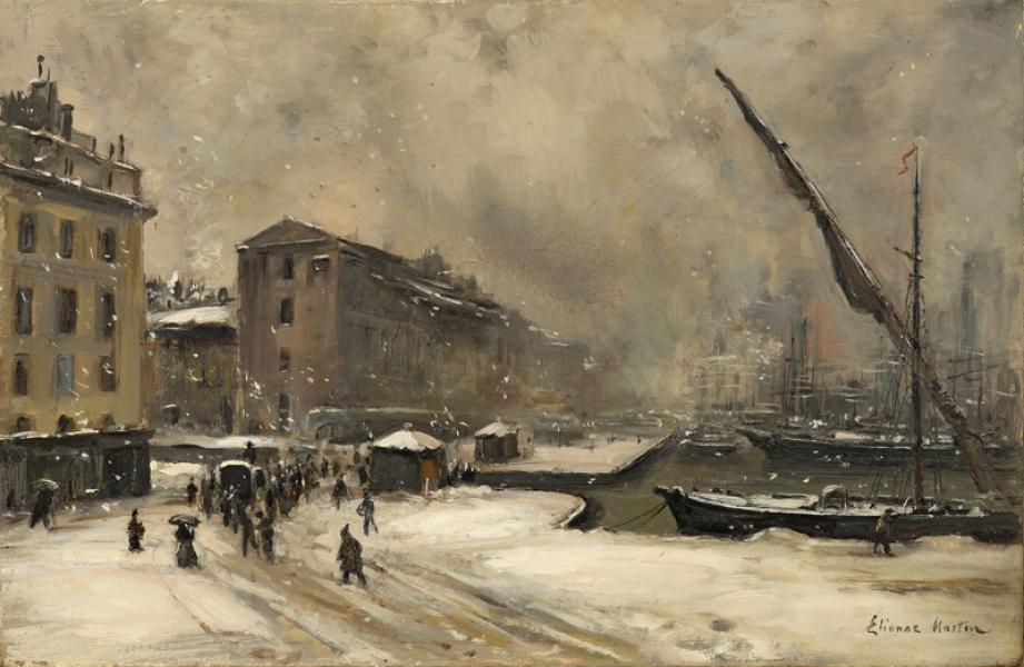 Le port de Marseille sous la neige par Etienne MARTIN sur le site de la ...
